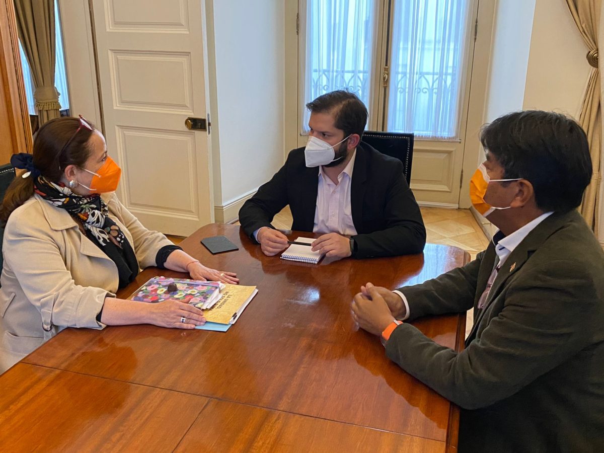 Senadores Frvs Se Reunieron Con Presidente Boric Presentando Su