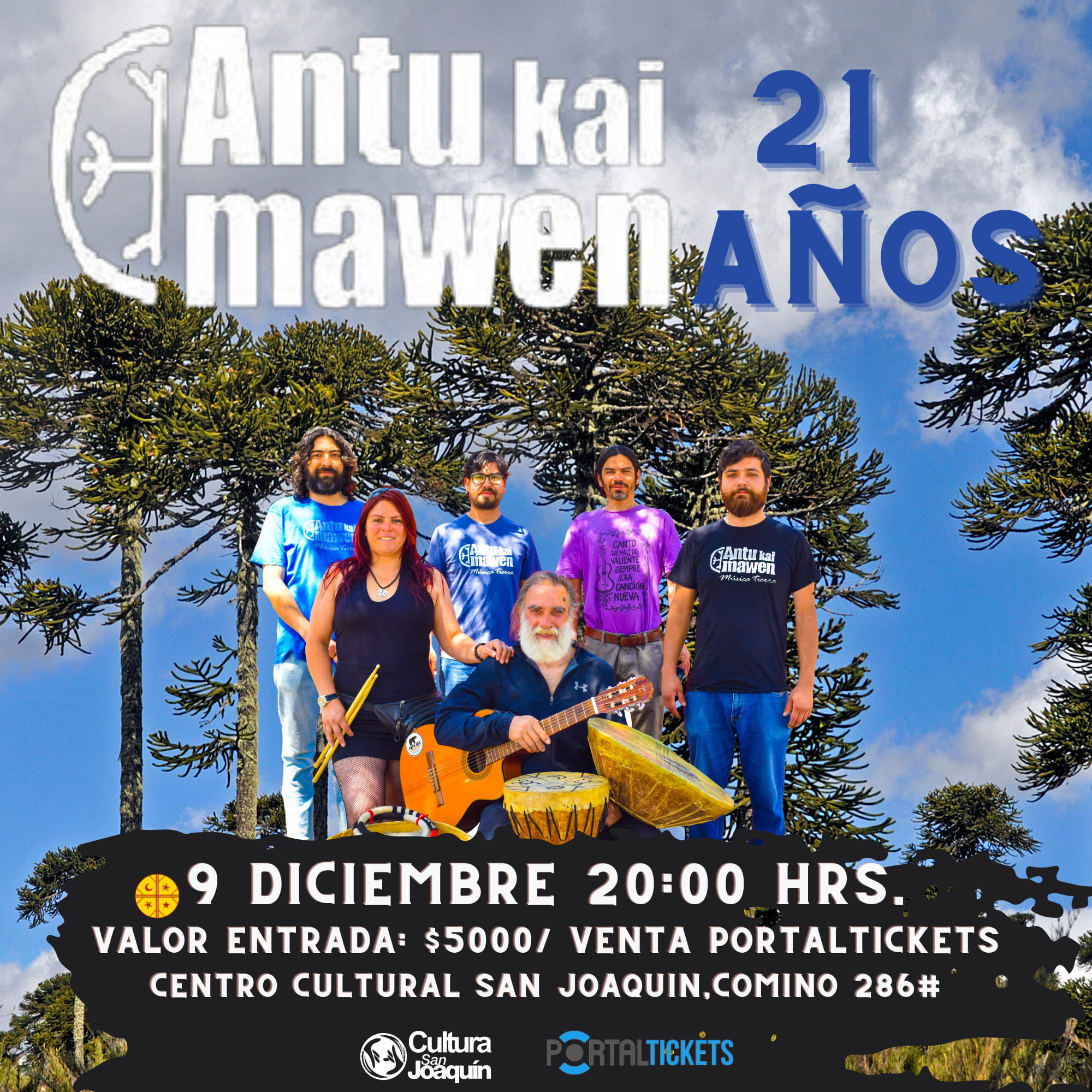 Antu Kai Mawen celebra 21 años de trayectoria en San Joaquín - Radio Nuevo Mundo